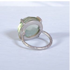 emily rose gems | Jewelry | Emily Rose Gems Green Amethyst Silver Ring ...